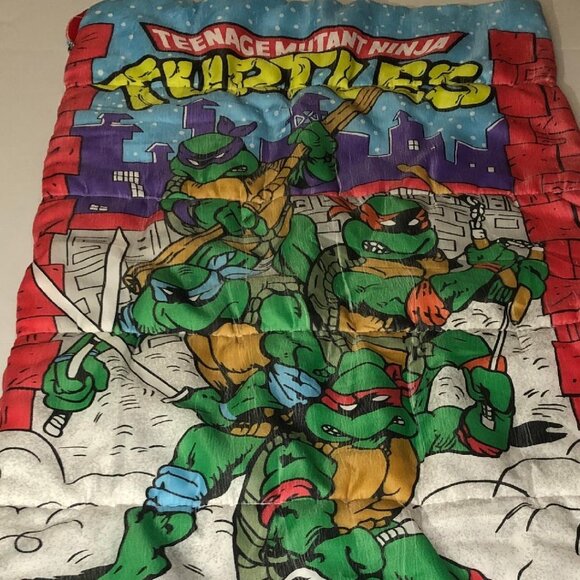 Other | 1988 Teenage Mutant Ninja Turtles Tmnt Sleeping Bag Vintage ...